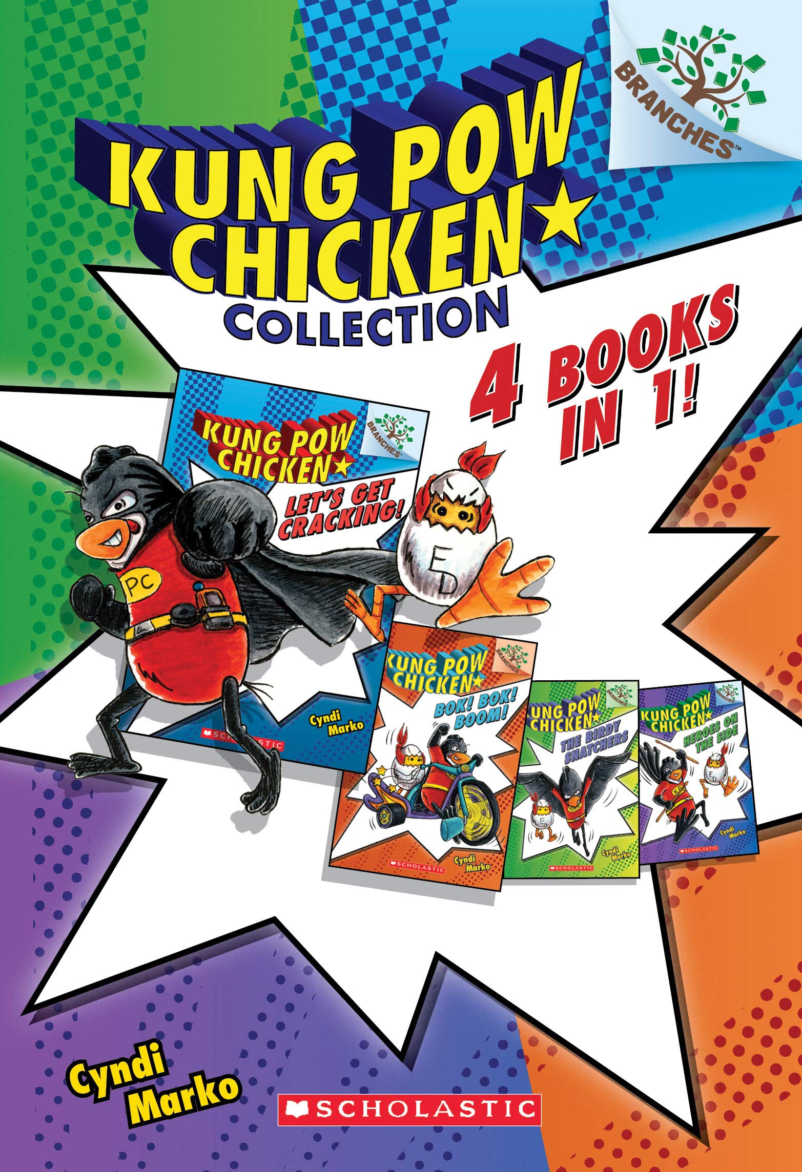 Amazon.com: Kung Pow Chicken Collection (Books #1-4): 9781338599213 ...