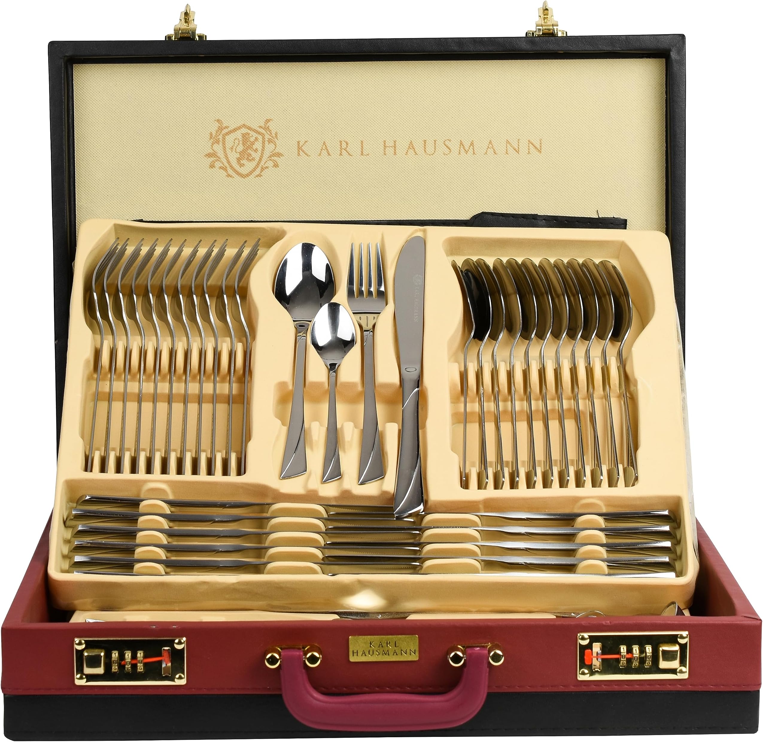 Karl Hausmann Besteckset, Essbesteck für 12 Personen, 72-teilig aus ...