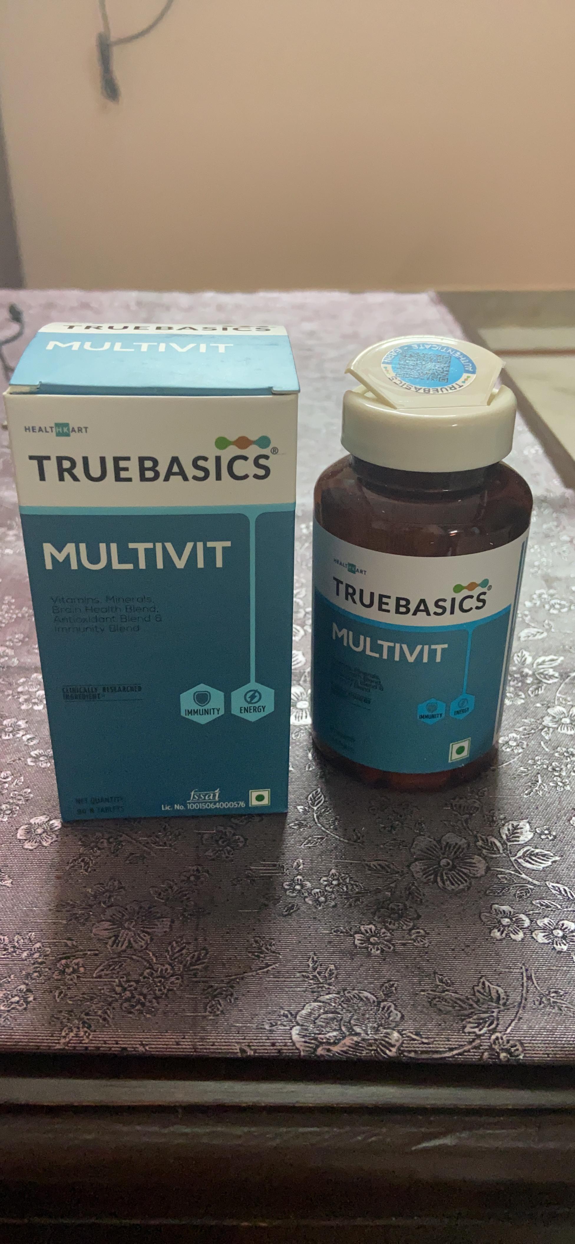 TrueBasics Advanced Multivitamin For Men & Women (60 Tablets) | With ...