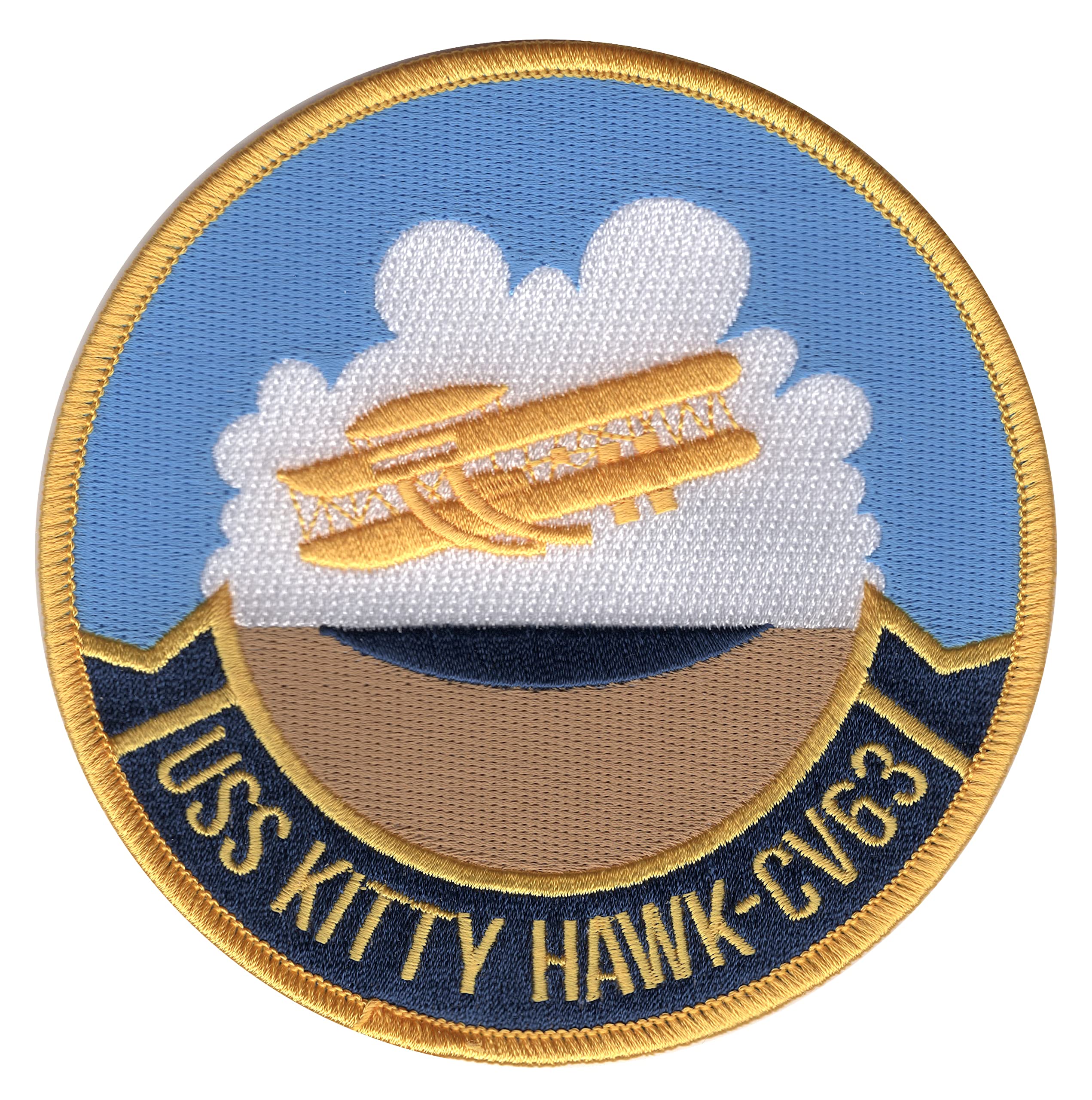 Amazon.com: CV-63 USS Kitty Hawk Carrier Patch Version B : Clothing ...