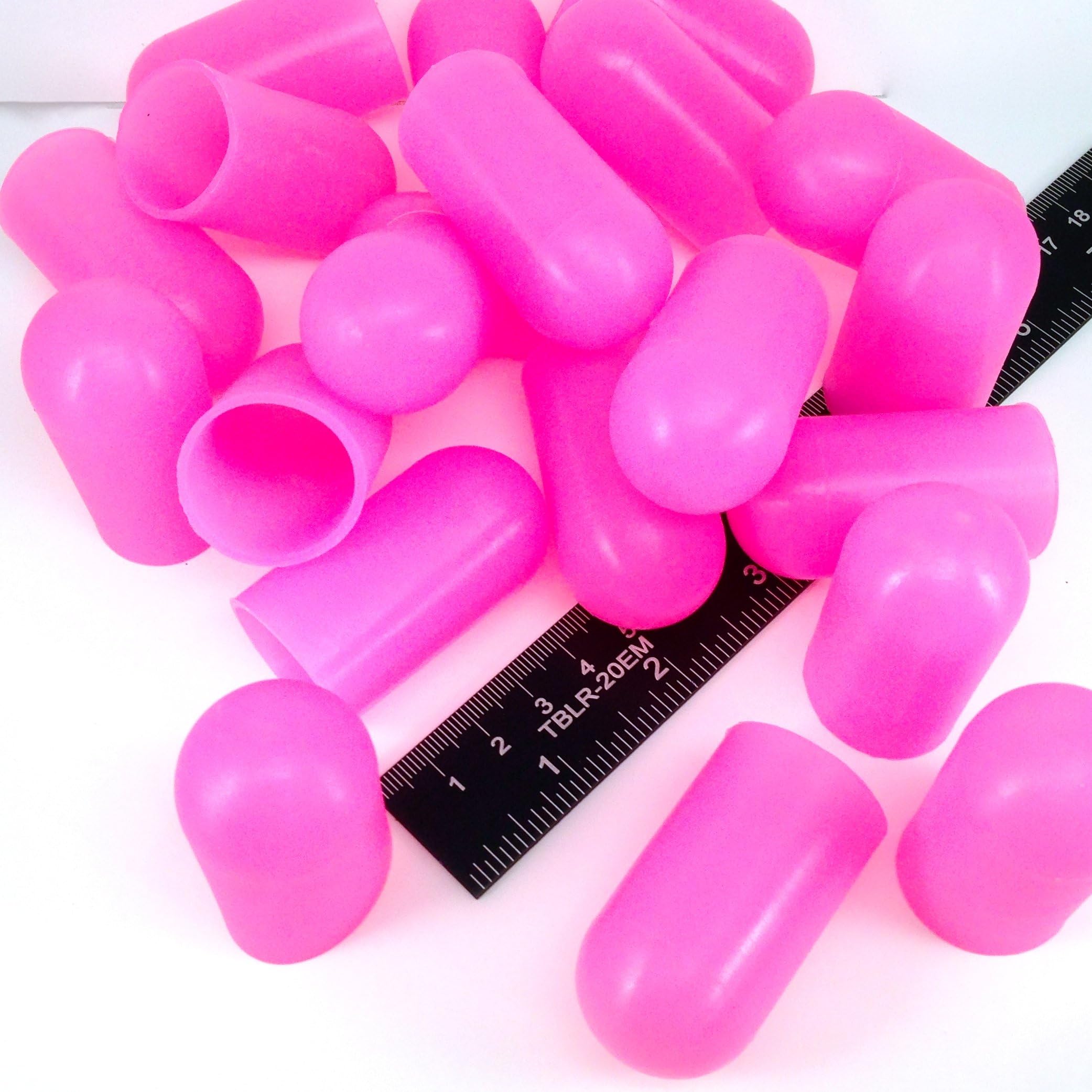 Amazon.com: 25 Piece 3/4" ID High Temp Silicone Rubber End Caps ...
