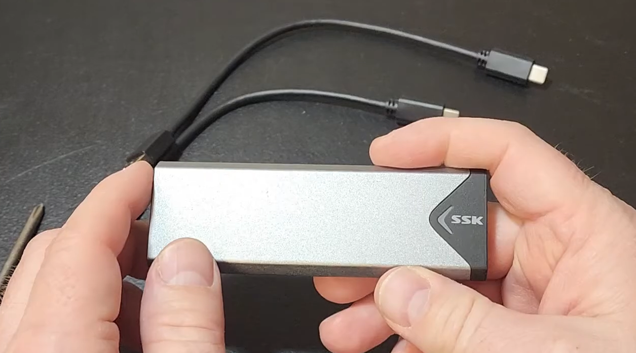 Watch Quick install of an M2 drive on this excellent enclosure on ...