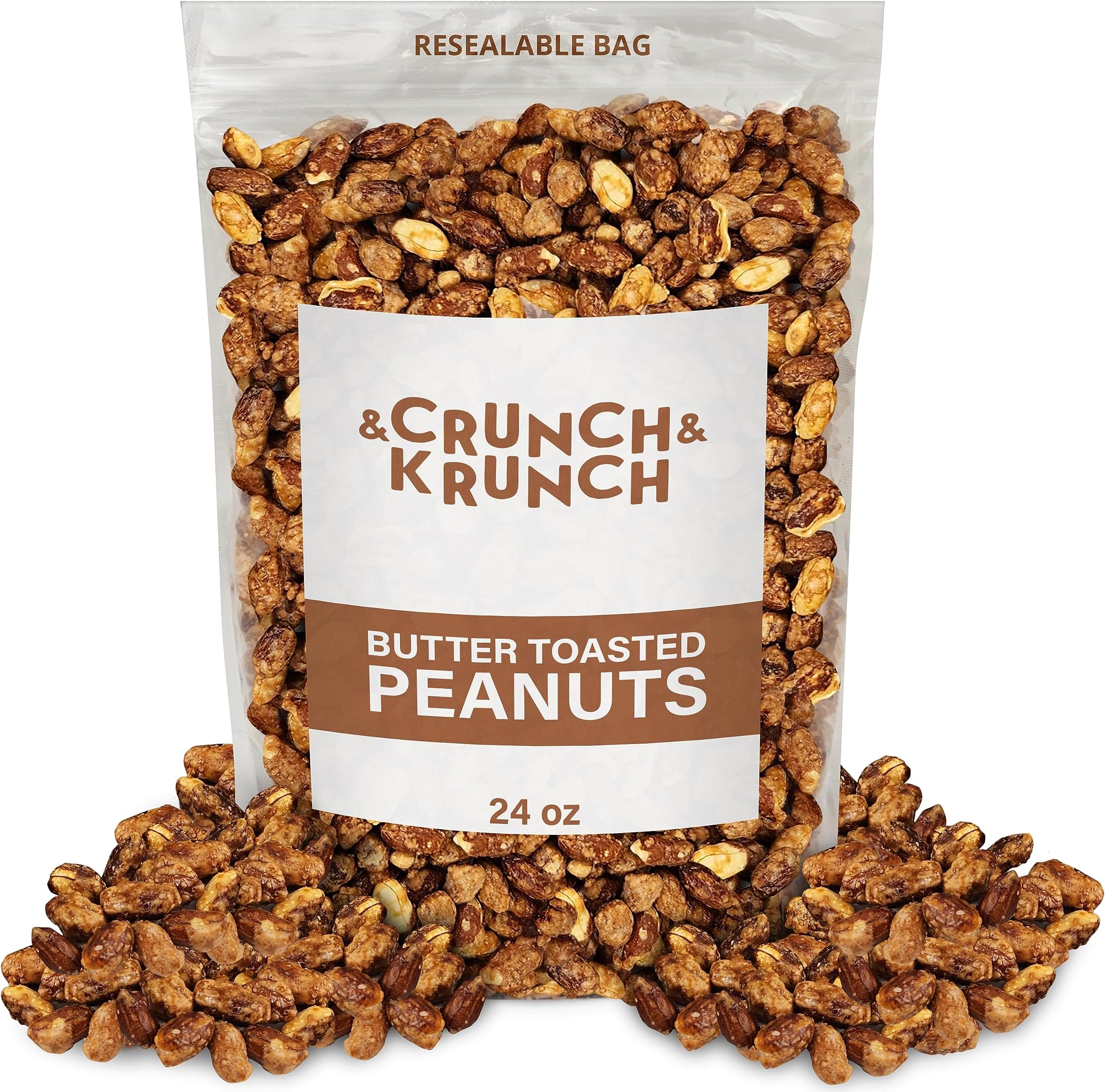 Amazon.com : Butter Toasted Peanuts - Gourmet Sweet Snacks Sun-Baked ...