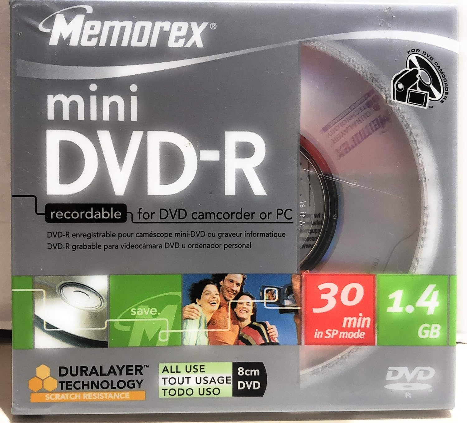 Amazon.com: Memorex Mini DVD-r 1.4gb : Electronics