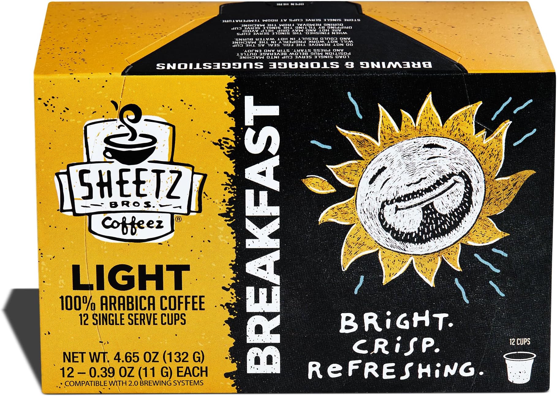 Amazon.com: Sheetz Single Serve Coffee Pods, Breakfast Blend Light ...