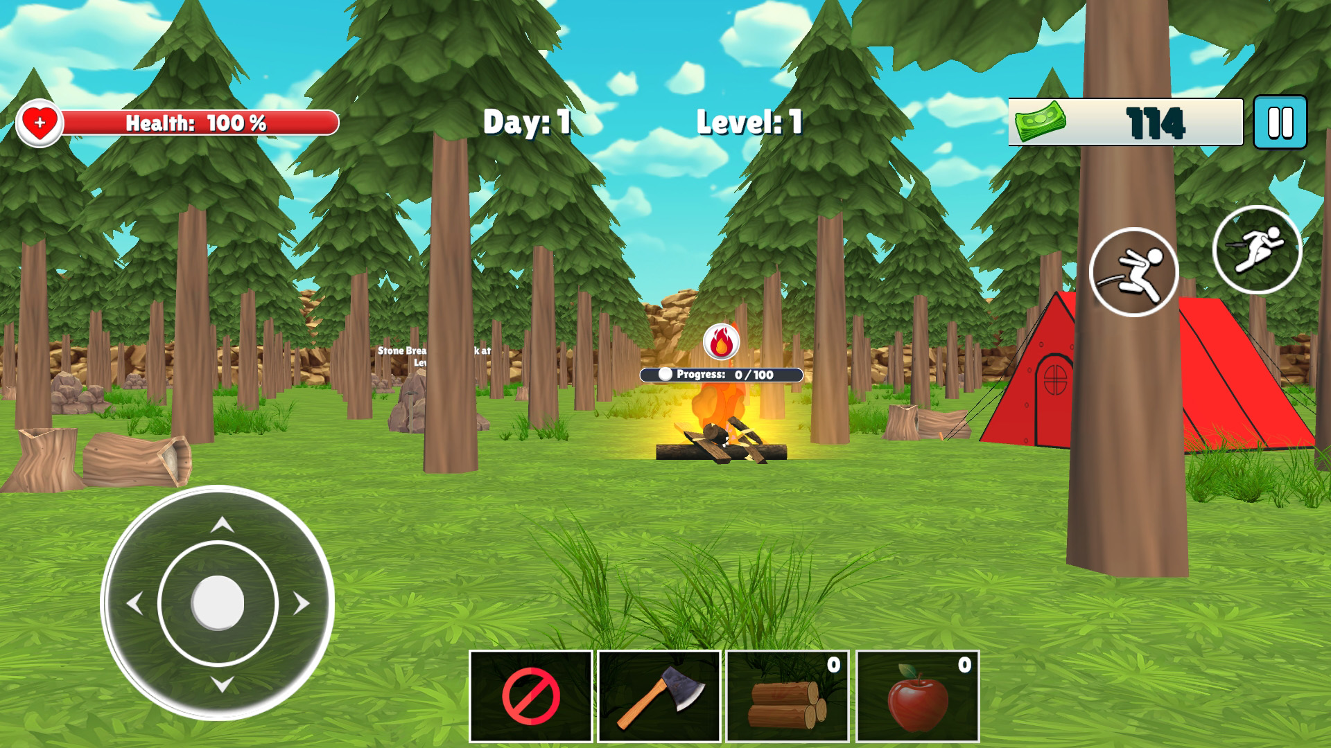 99 Nights in the Scary Forest Night Survival - Lost Jungle Wild Animal ...