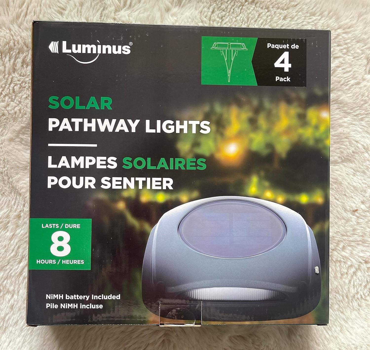 Luminus Solar Landscape Pathway Lights - Pack of 4 : Amazon.ca