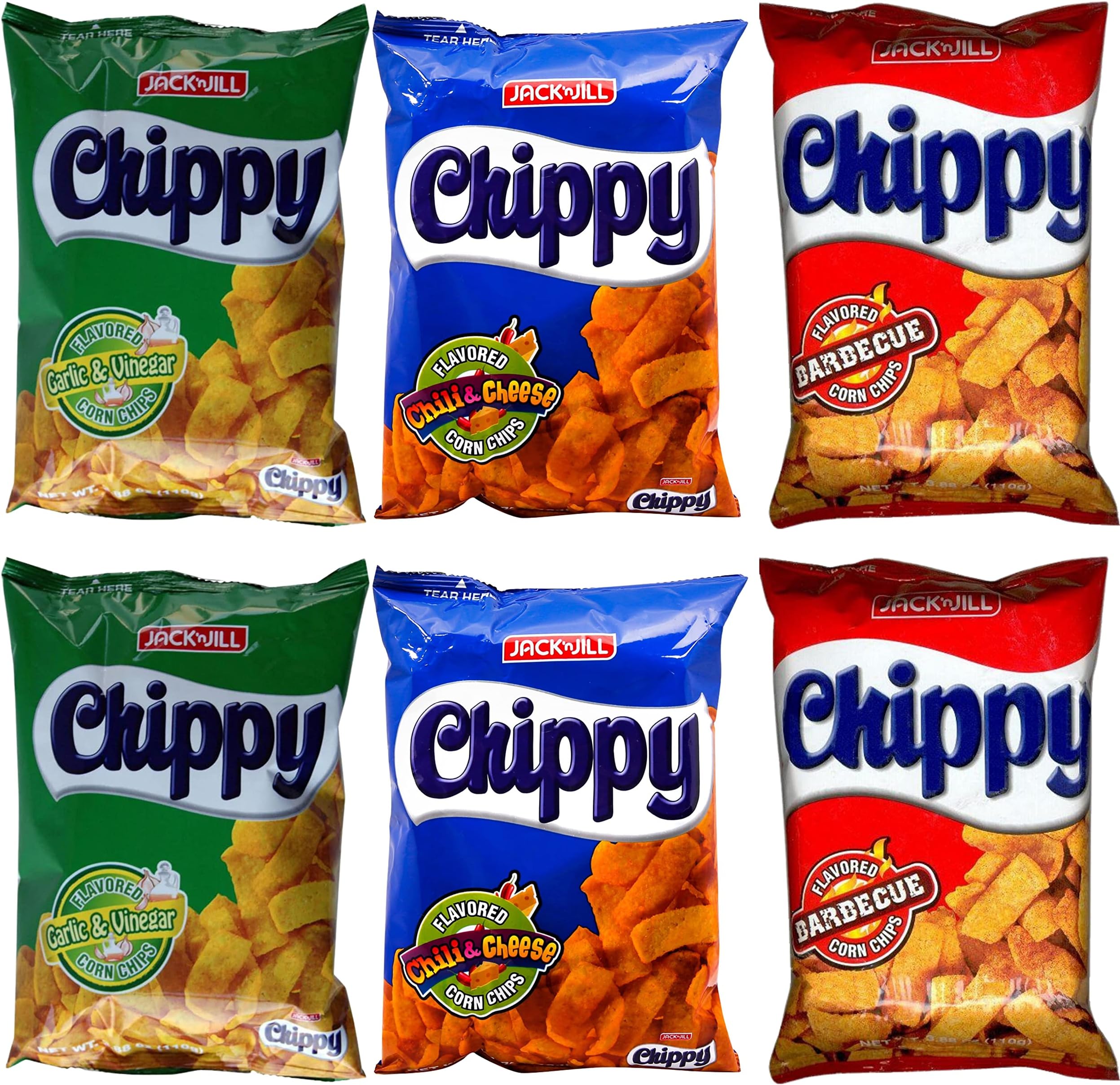 Amazon.com: Jack 'n Jill Chippy Filipino Snack Chips Variety Pack ...