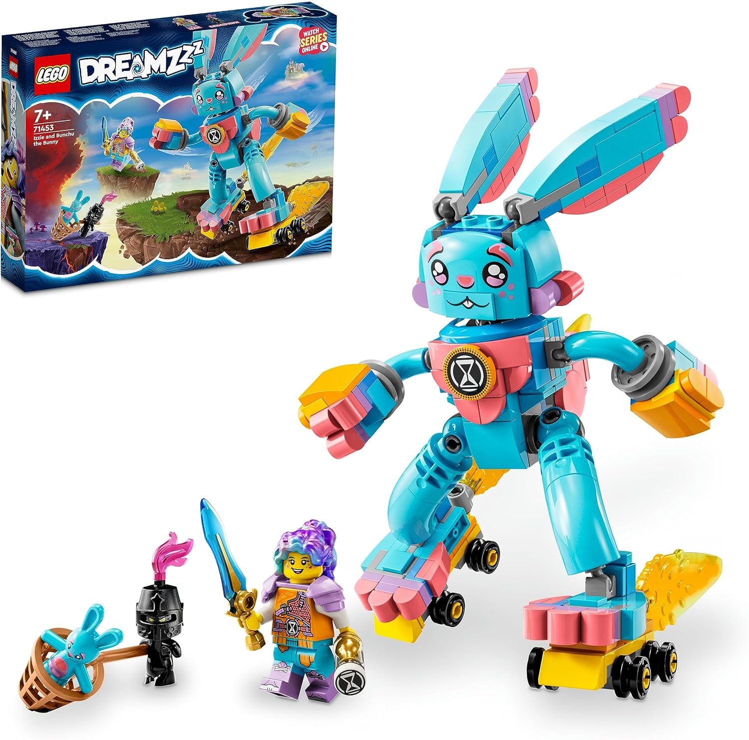 Amazon.com: LEGO 71453 DREAMZzz Izzie and Bunchu The Rabbit, Building ...