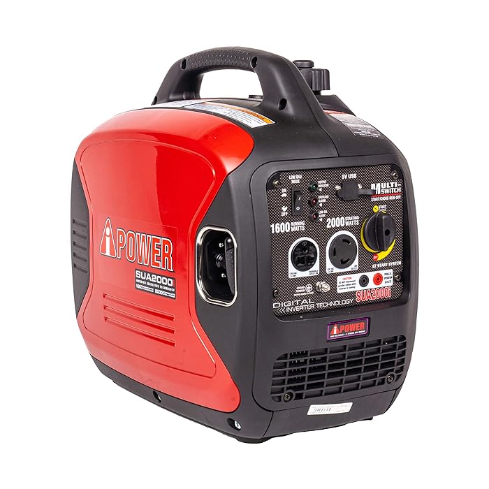 Buy A-iPower SUA2000iV Super Quiet 2000-Watt Portable Inverter ...