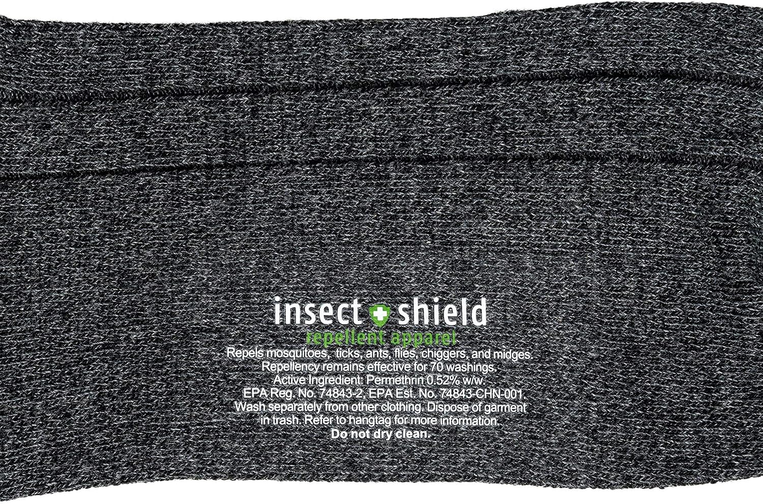 Insect Shield Lightweight and Comfy Traveler Sock with Built-In Bug ...