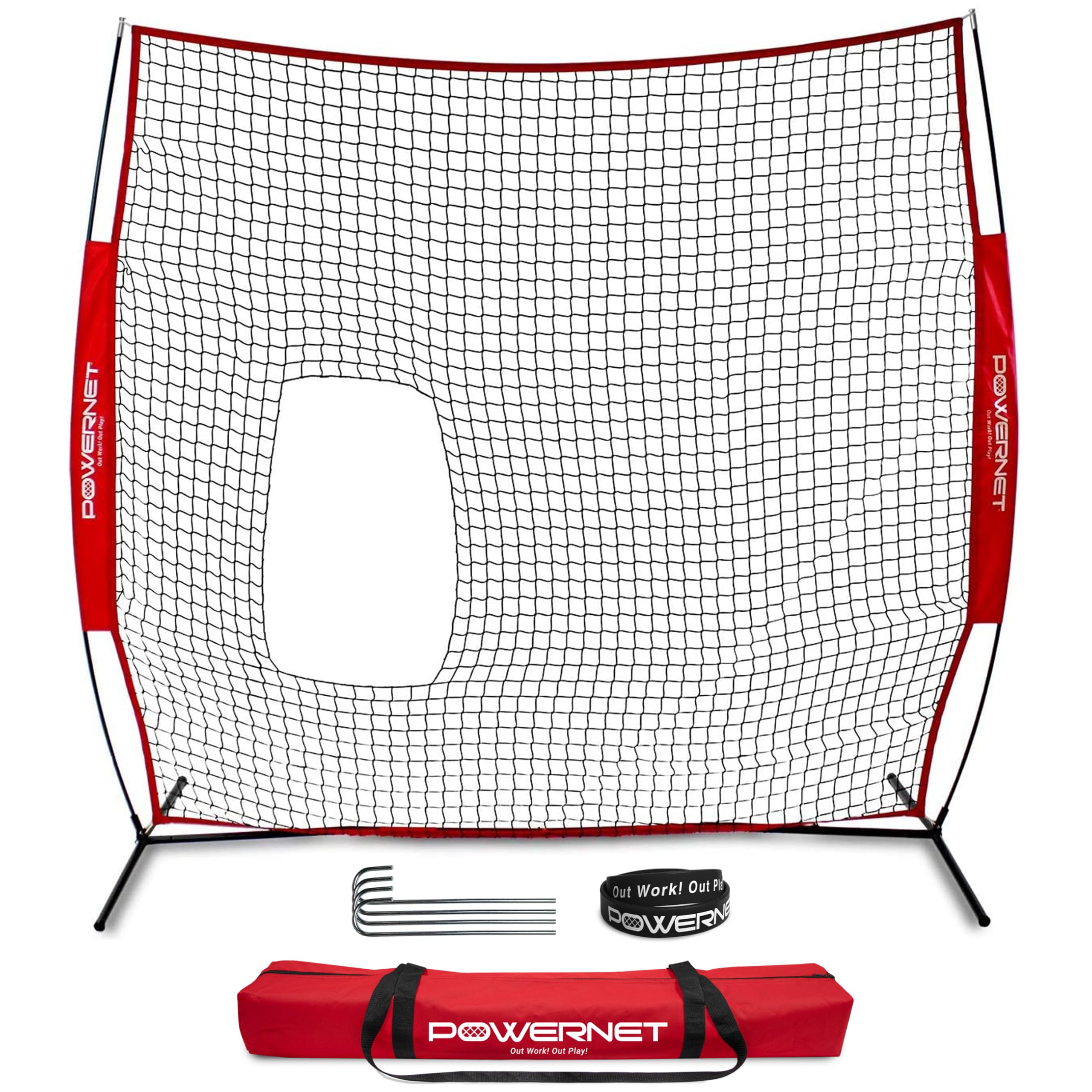 Snapklik.com : PowerNet 7x7 FT Pitch-Thru Protection Pitching Screen ...