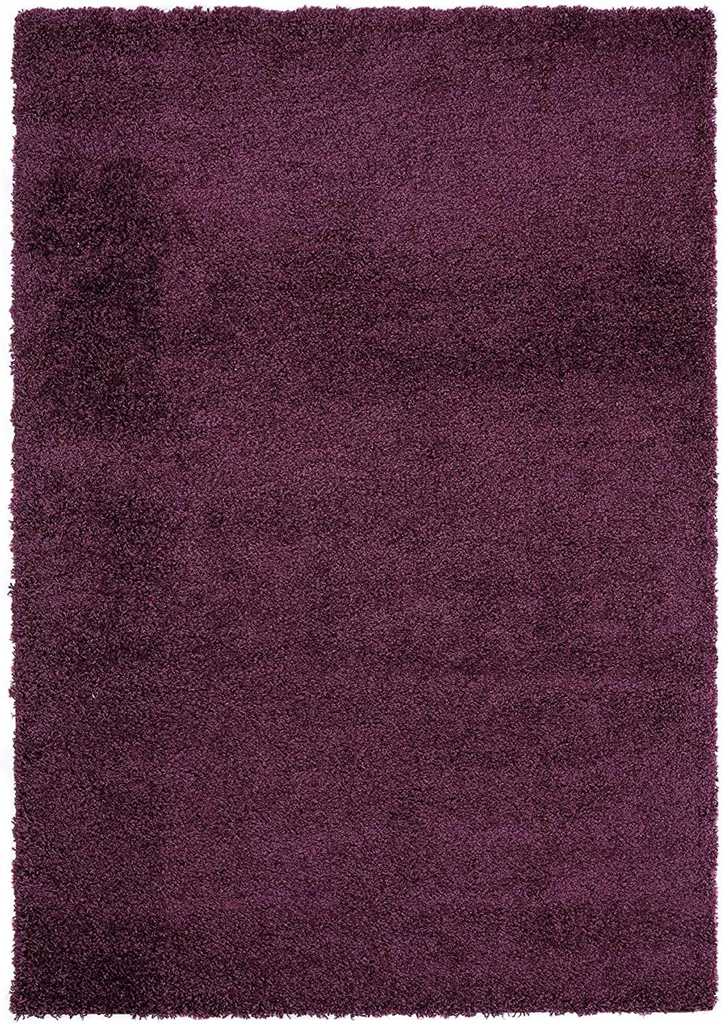 FunkyBuys® CREAM/IVORY Small Large XL Size Thick Plain Soft Shaggy Rugs ...