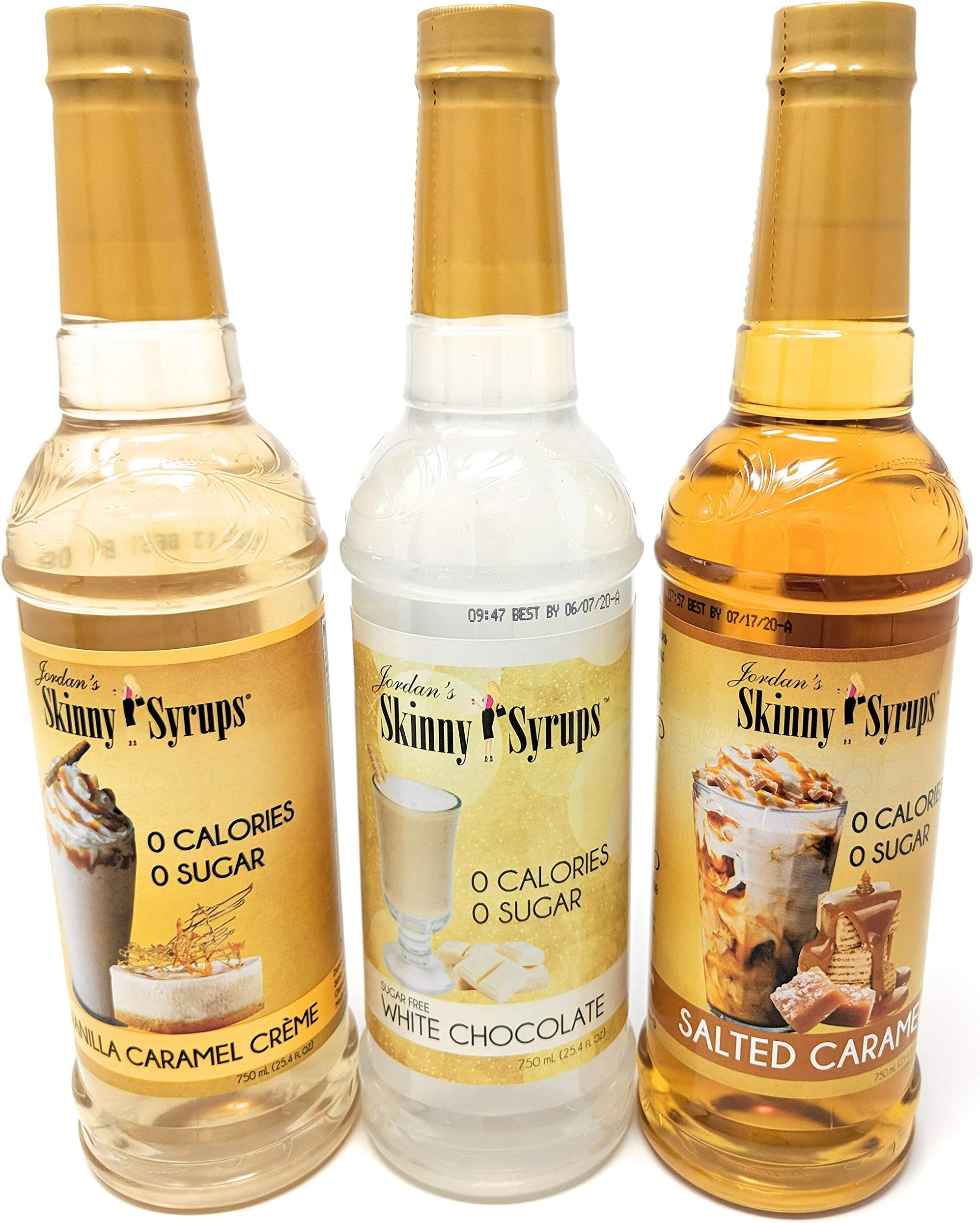 Amazon.com: White Chocolate- Jordan's Skinny Syrups Sugar Free ...