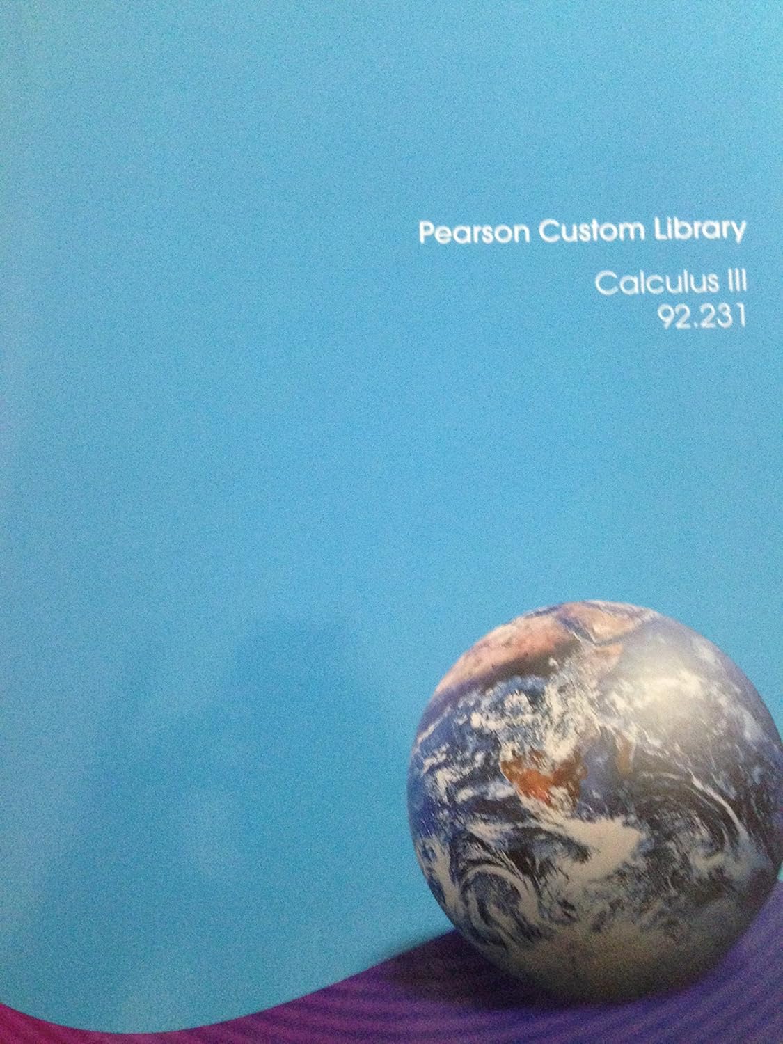 Pearson Custom Library Calculus III: William L. Briggs: 9781269709323: Amazon.com: Books