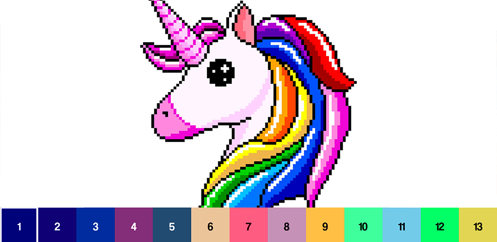 Coloring Mastery Apps: Color each Pixel by Number Game Art Book for ...