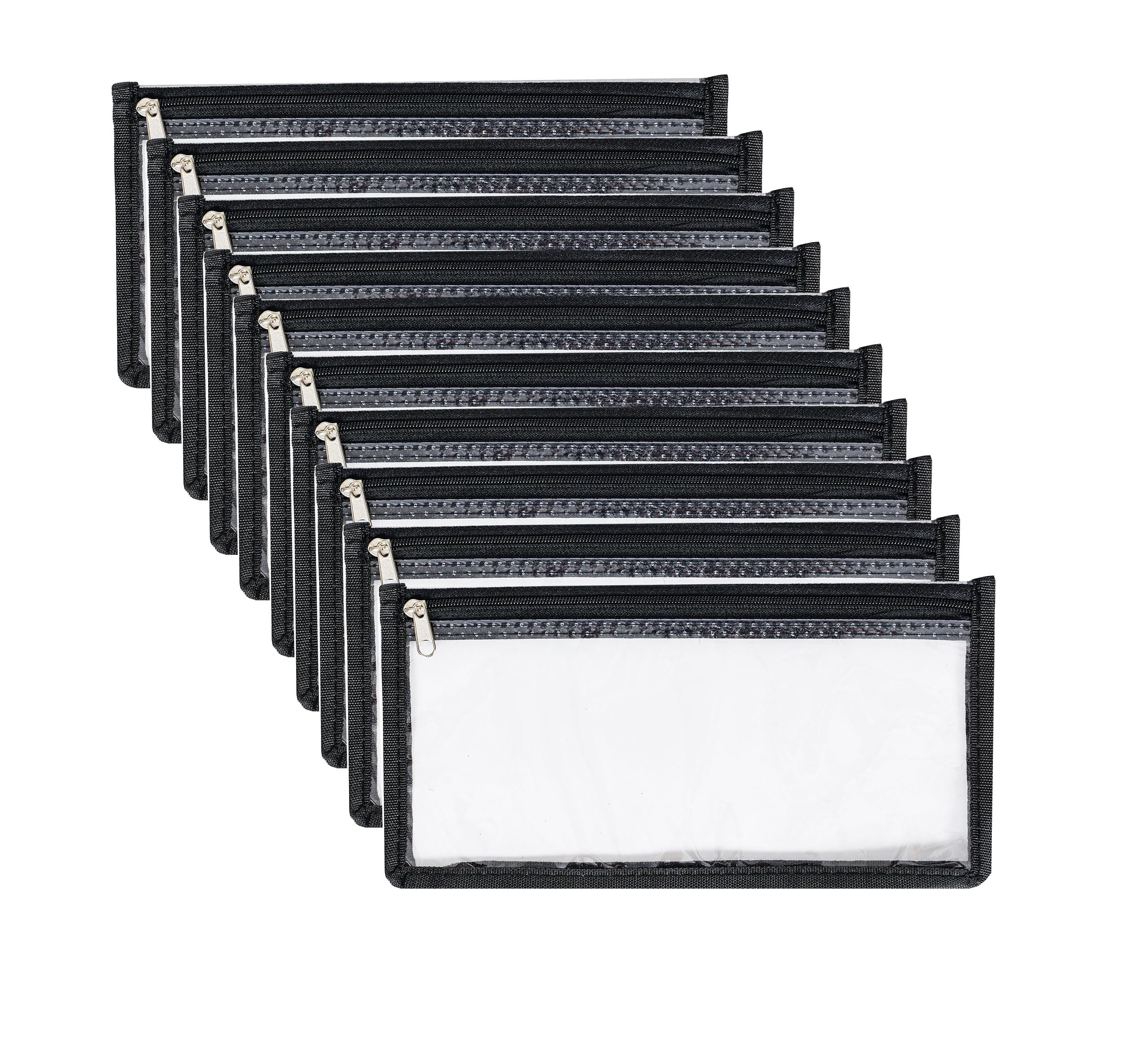 Amazon.com: YOAVIP 3.9 x 7.8 Clear Cash Register Money Pouch Bank ...