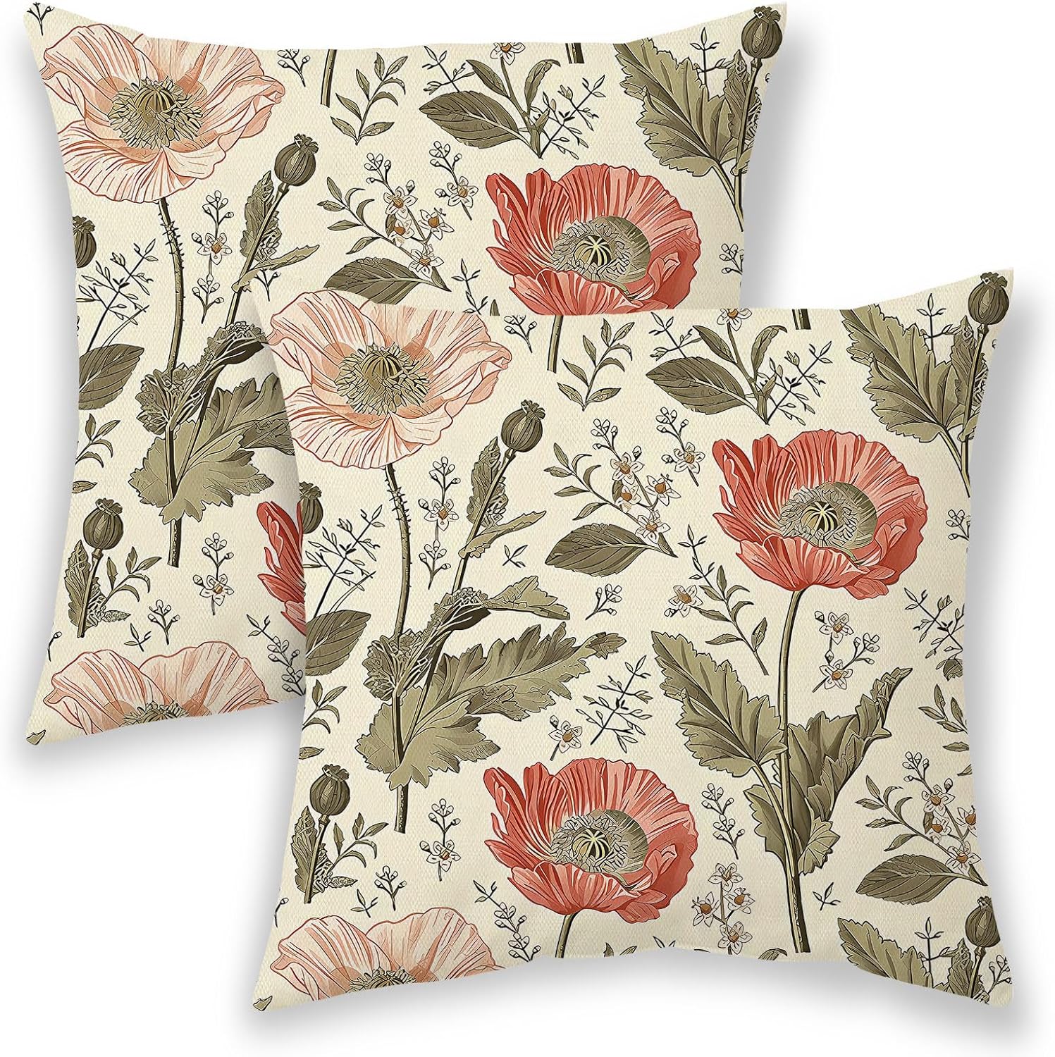 Amazon.com: BETGINY Spring Pillow Covers 20x20 Inch 2 Pcs, Sage Green ...