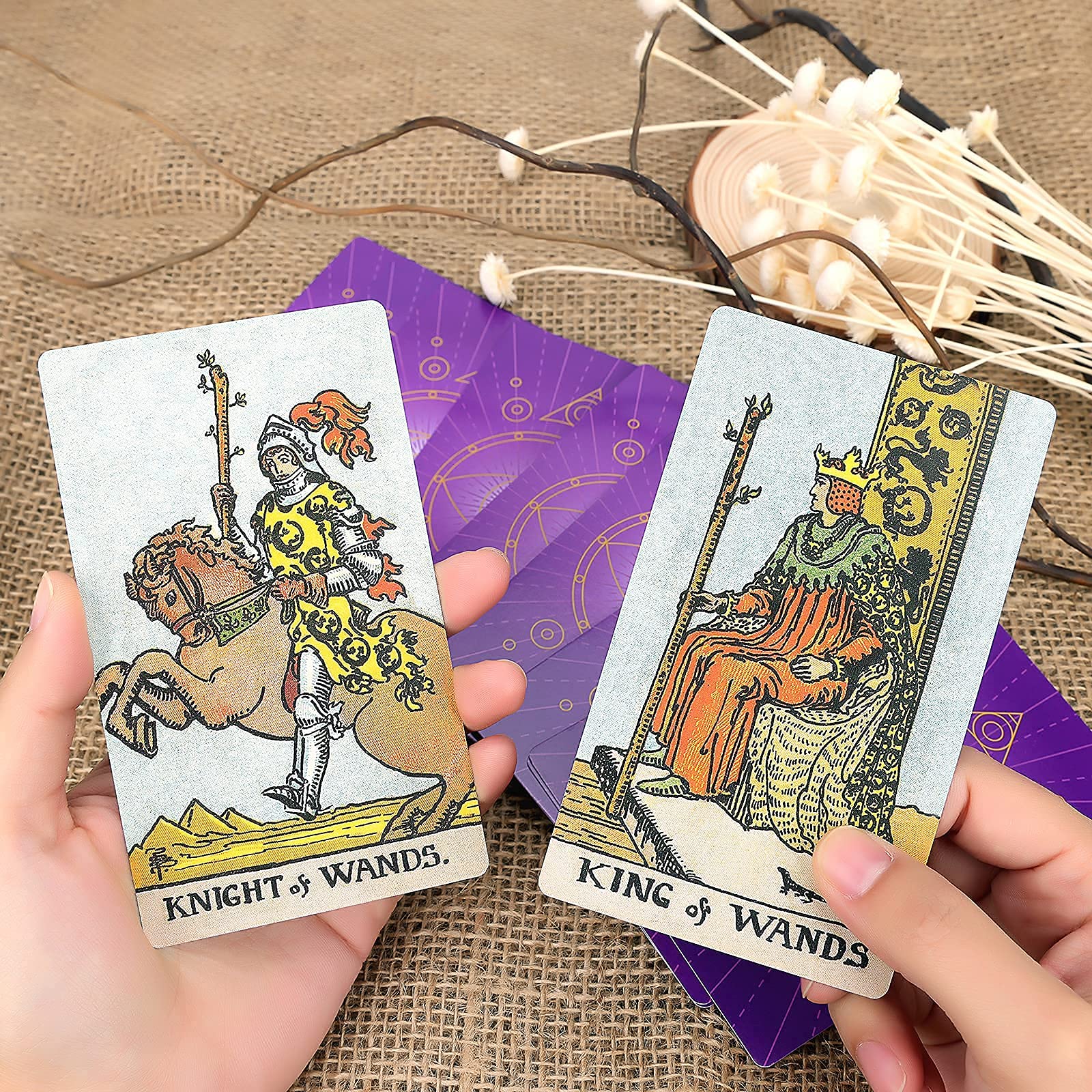 FancyMagic Original Tarot Cards Deck for Beginners and Expert with ...