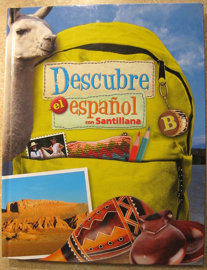 Descubre el Español con Santillana Level B Hard Cover (Text Book ...