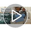 Amazon.com: POWYS Hospital Bed Rail Covers Padded Foam Bed Rail Bumper ...