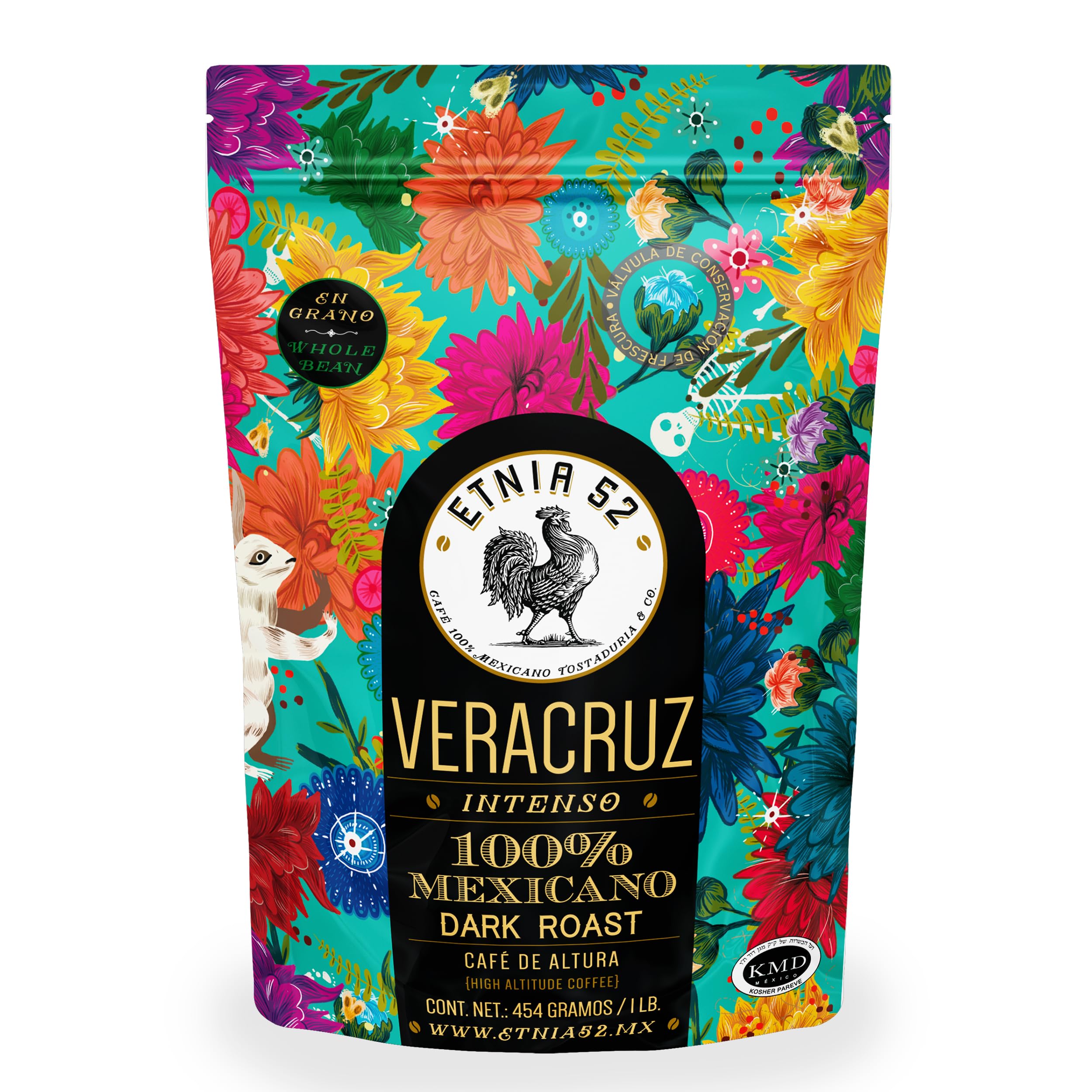 Café en Grano de Altura de Veracruz | 454gr | Tostado Oscuro | Cuerpo ...