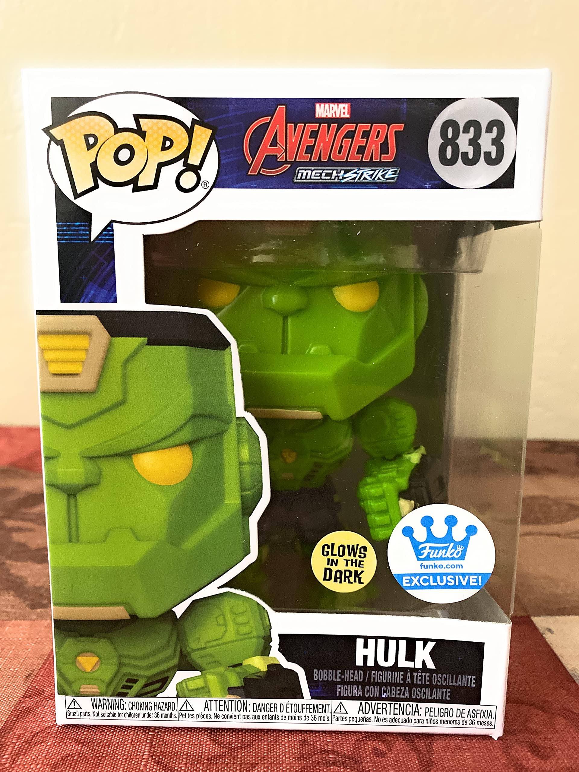 Hulk Avengers Mech Strike Glow in The Dark Funko Exclusive : Amazon.ca ...