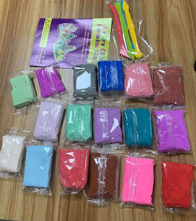 Amazon.com: Air Dry Clay 102 Colors, Modeling Clay for Kids,DIY Model ...