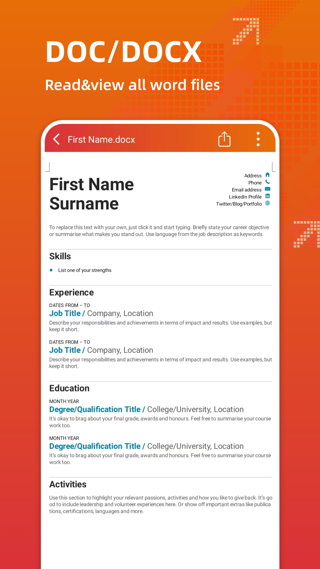 Office Documents Reader&Viewer-Amazonアプリストアのアプリ