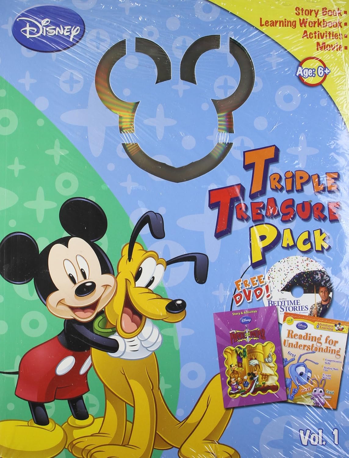 DISNEY TRIPLE TREASURE PACK VOL 1 WITH DVD: 9789381810927: Books ...