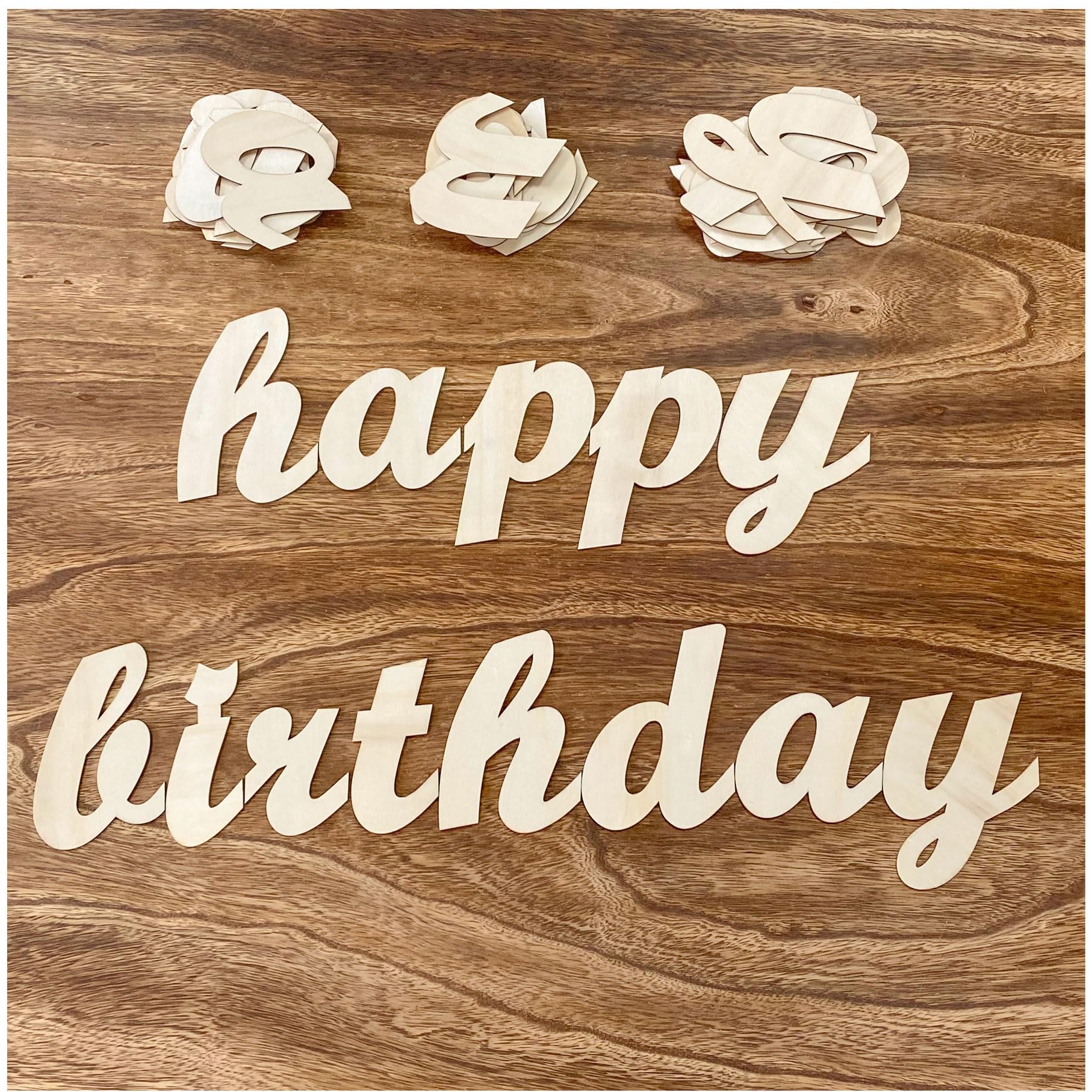 Snapklik.com : 3.7 To 6 Inch 102 Pieces Wood Letters Cursive Lowercase ...