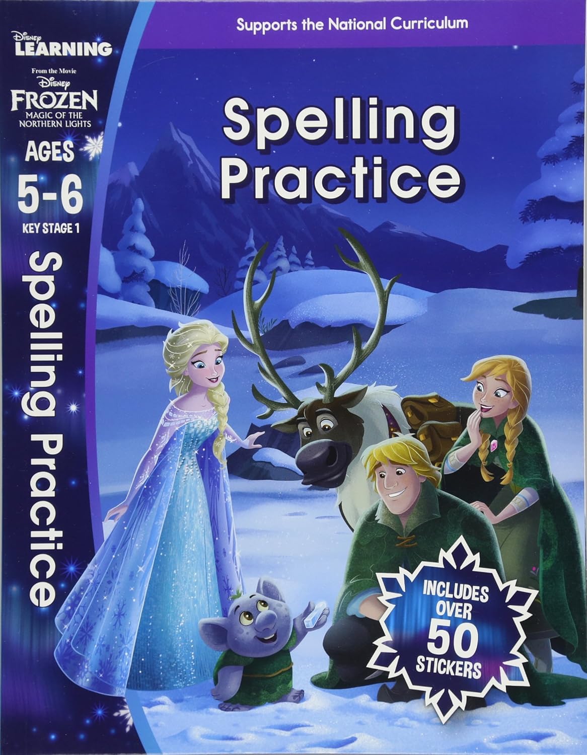 Frozen Magic of the Northern Lights: Spelling (Ages 5-6) (Disney ...