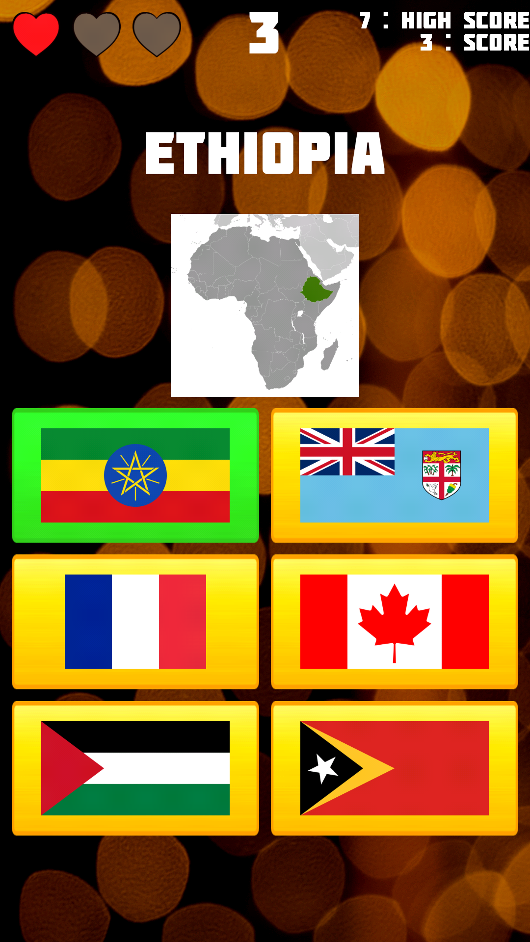 Flags Quiz - App on Amazon Appstore