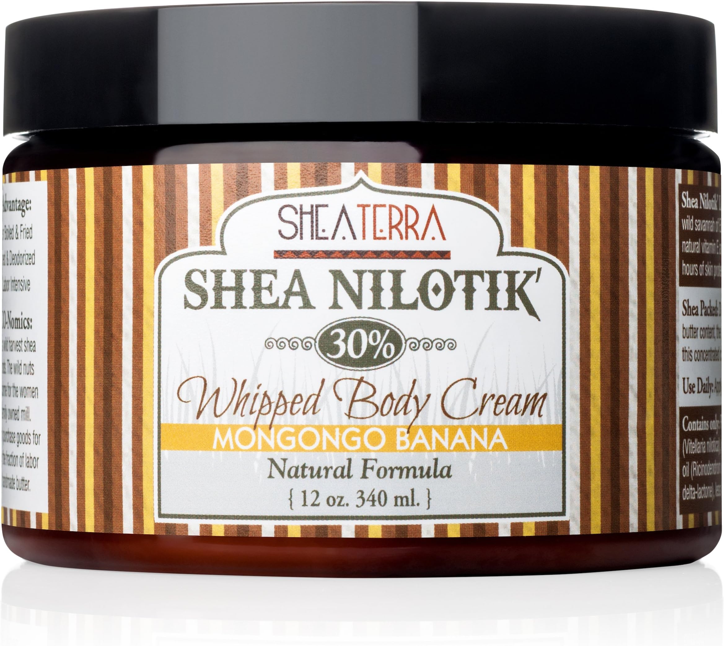 Amazon.com : Shea Terra Whipped Body Cream Mongongo Banana - 30% Shea ...