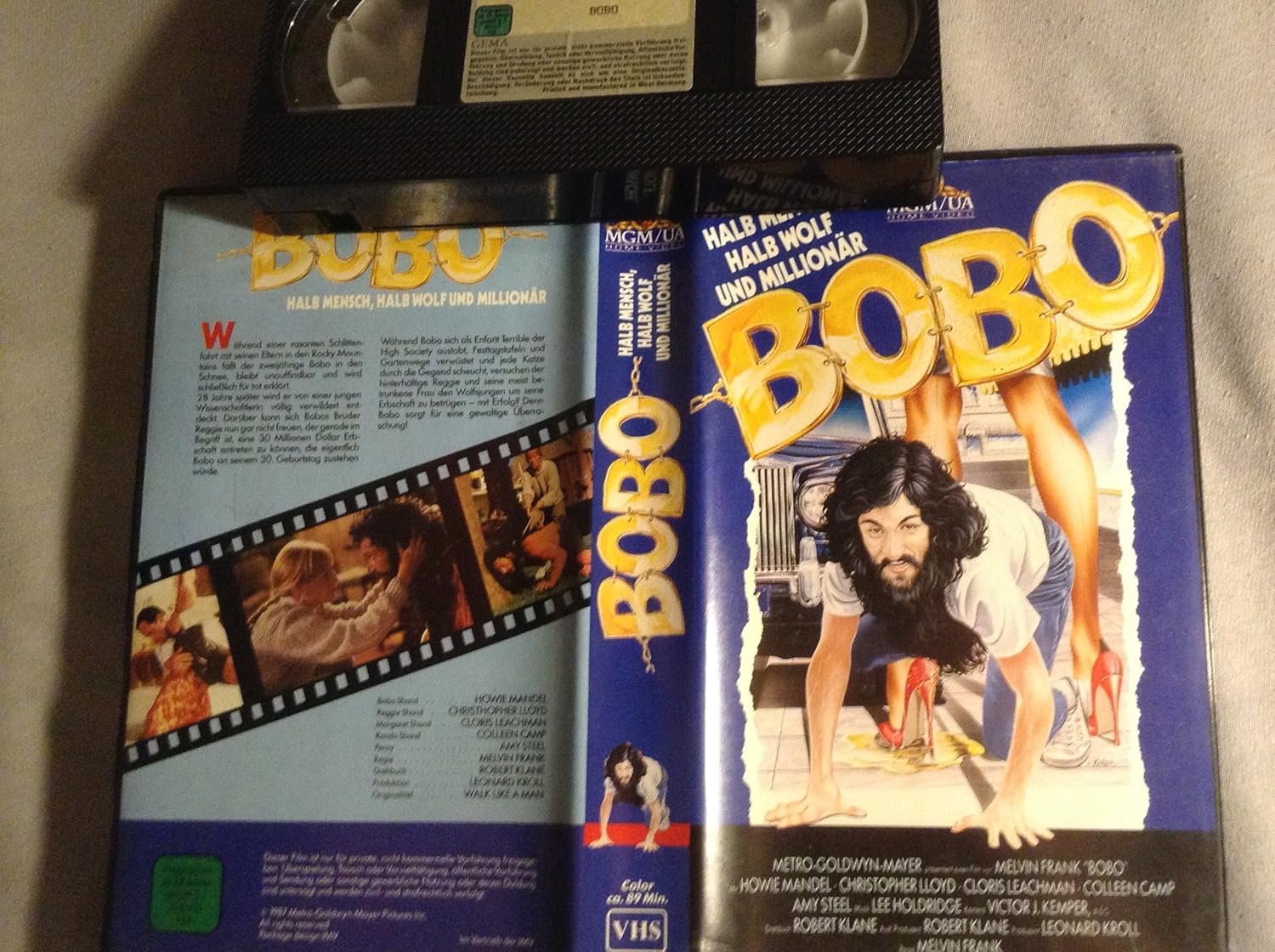 Bobo - Halb Mensch, halb Wolf und Millionär [VHS] : Howie Mandel ...