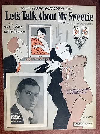 Amazon.com: LET'S TALK ABOUT MY SWEETIE (1926 Walter Donaldson SHEET ...