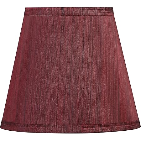 Aspen Creative 56016, Empire Uno Lamp Shade, Dark Red, 5" Top x 8 ...