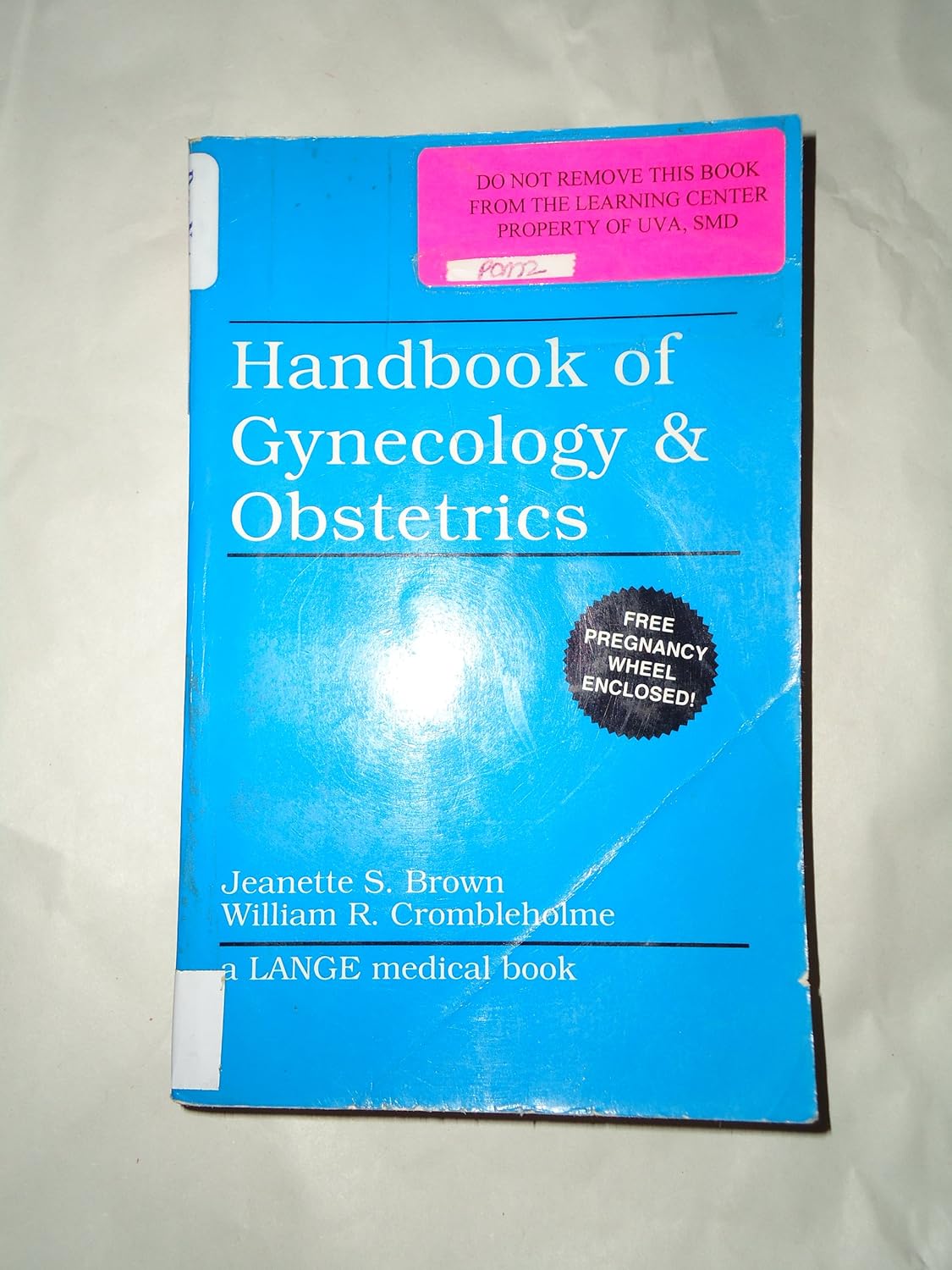 Buy Handbook of Gynecology and Obstetrics (Lange Medical Books) Book ...