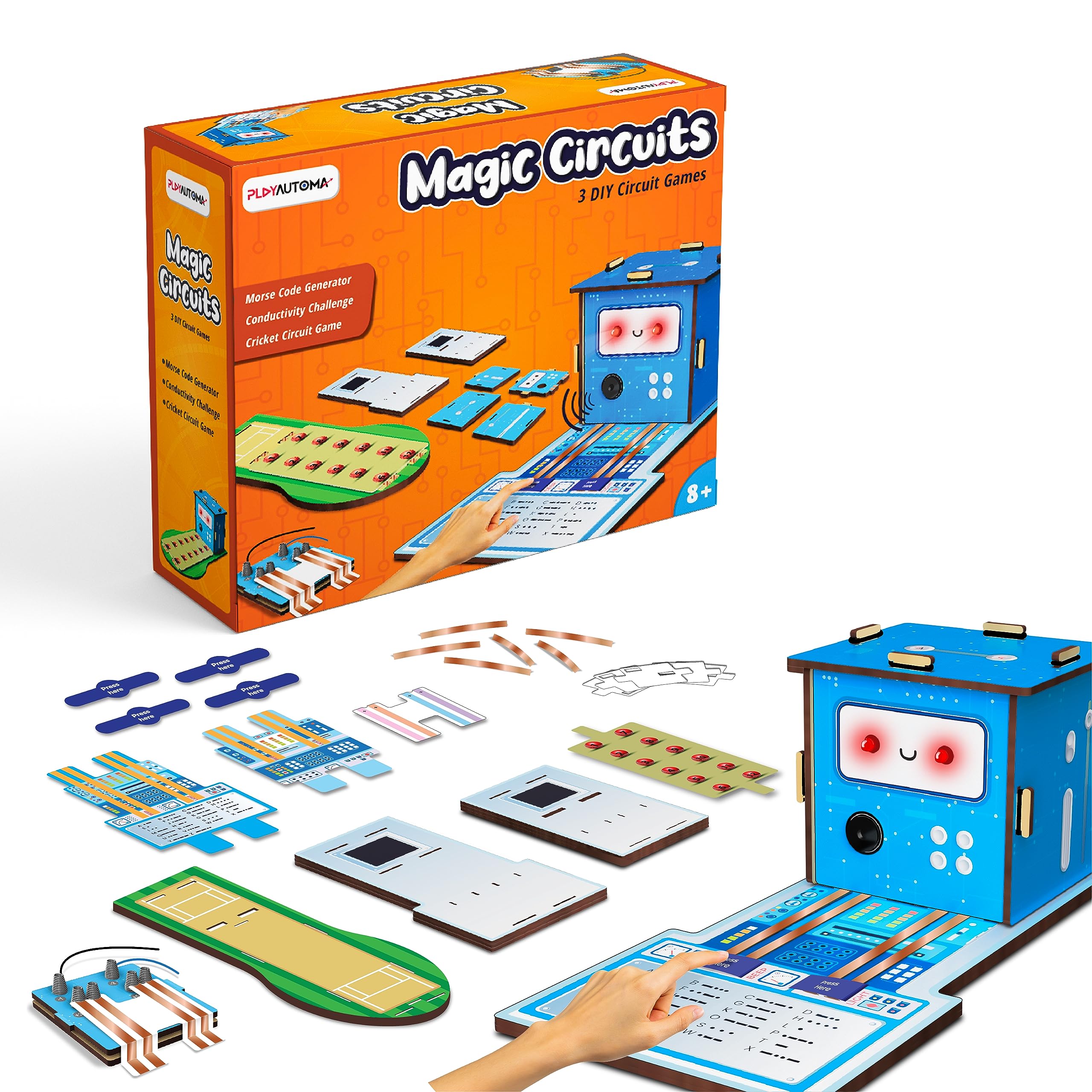 Playautoma Magic Circuits 3 Diy Circuit Games Morse Code Generator ...