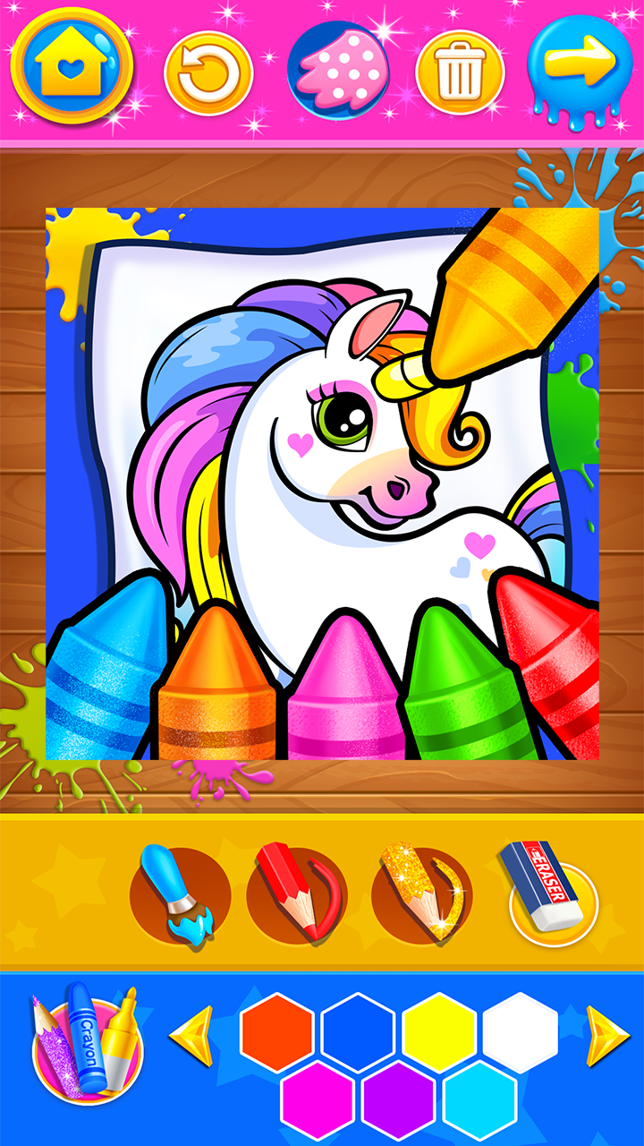 Easy Coloring Games - Color & Painting for Kids & Learning Drawing Book ...