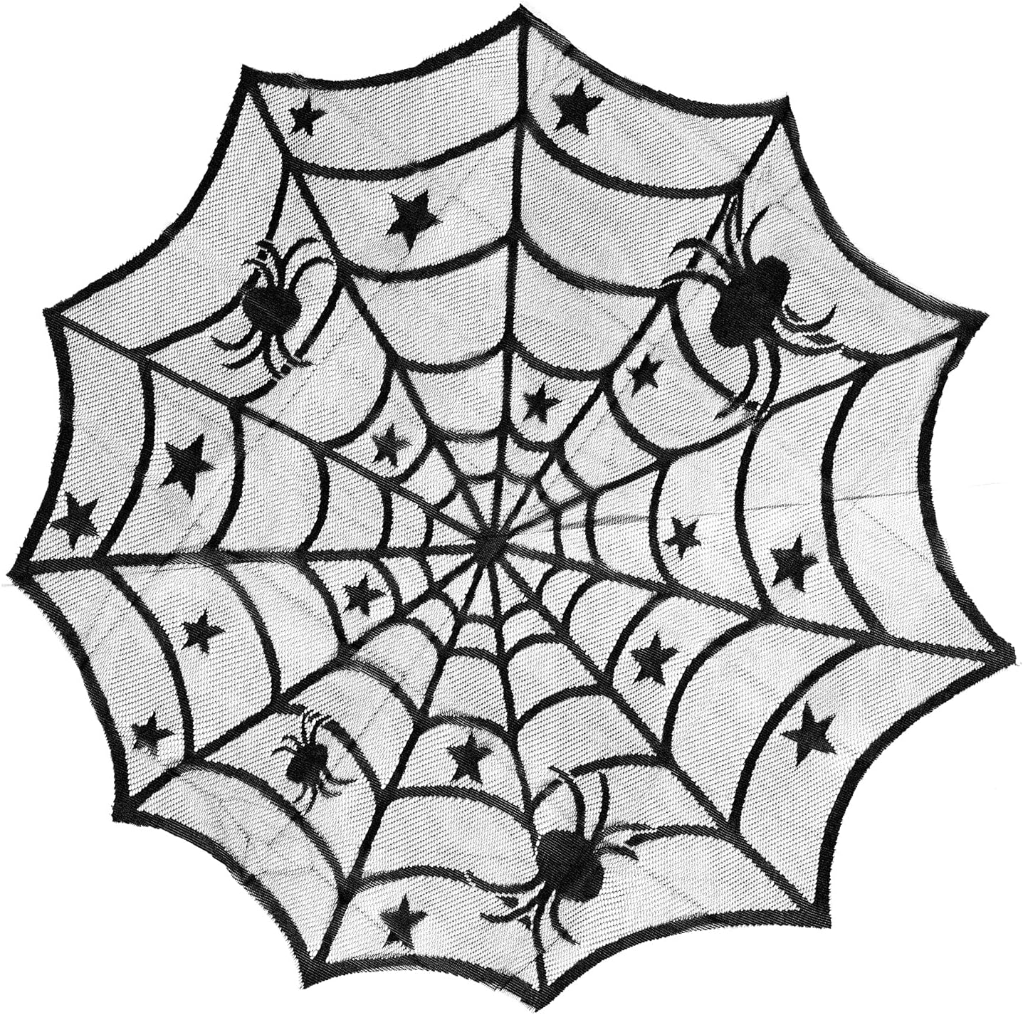 Amazon.com: Dohia Halloween Decorations Tablecloth Table Runner Black ...