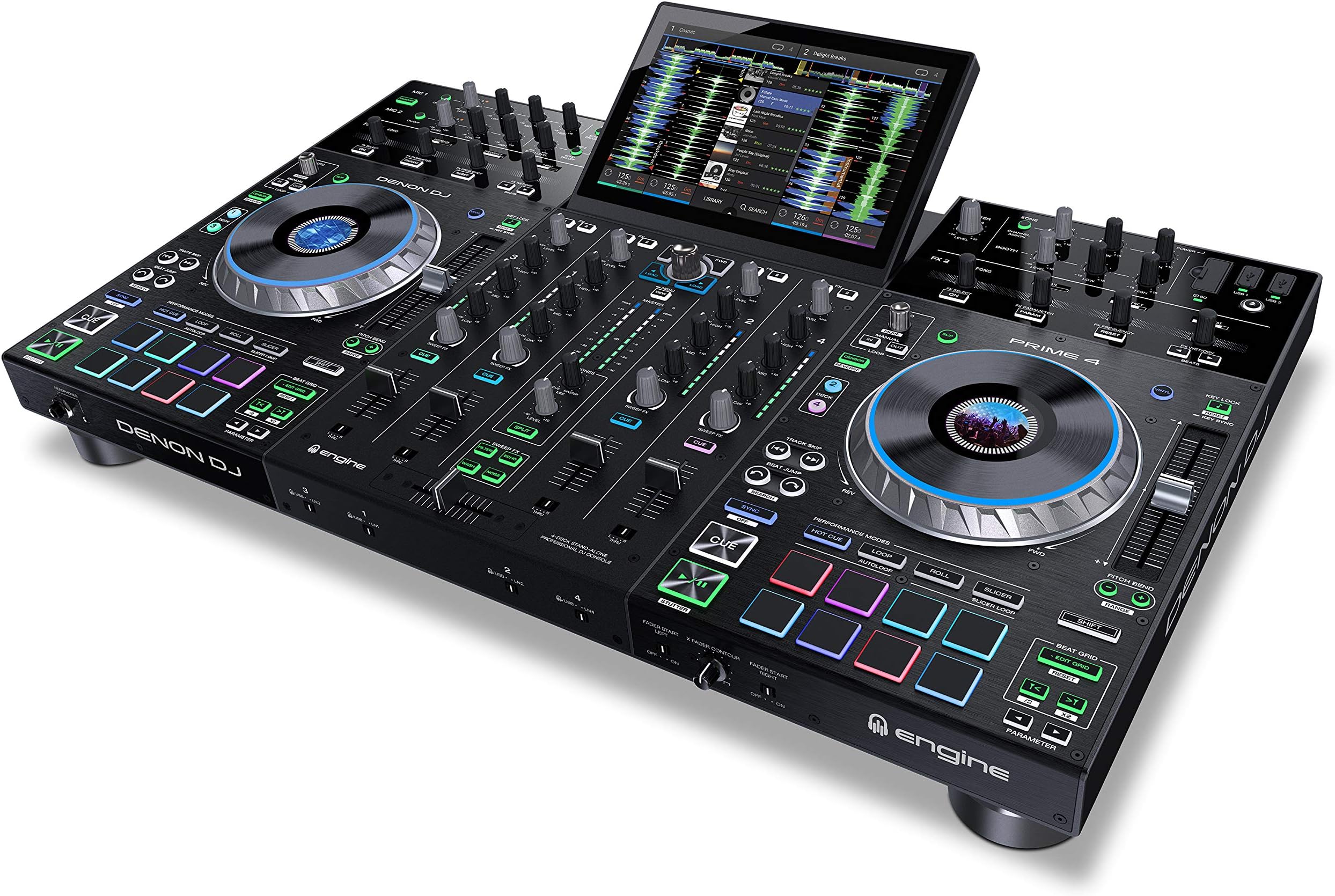 Denon DJ SC LIVE 4 Standalone DJ Controller with Stem Separation on 4 ...