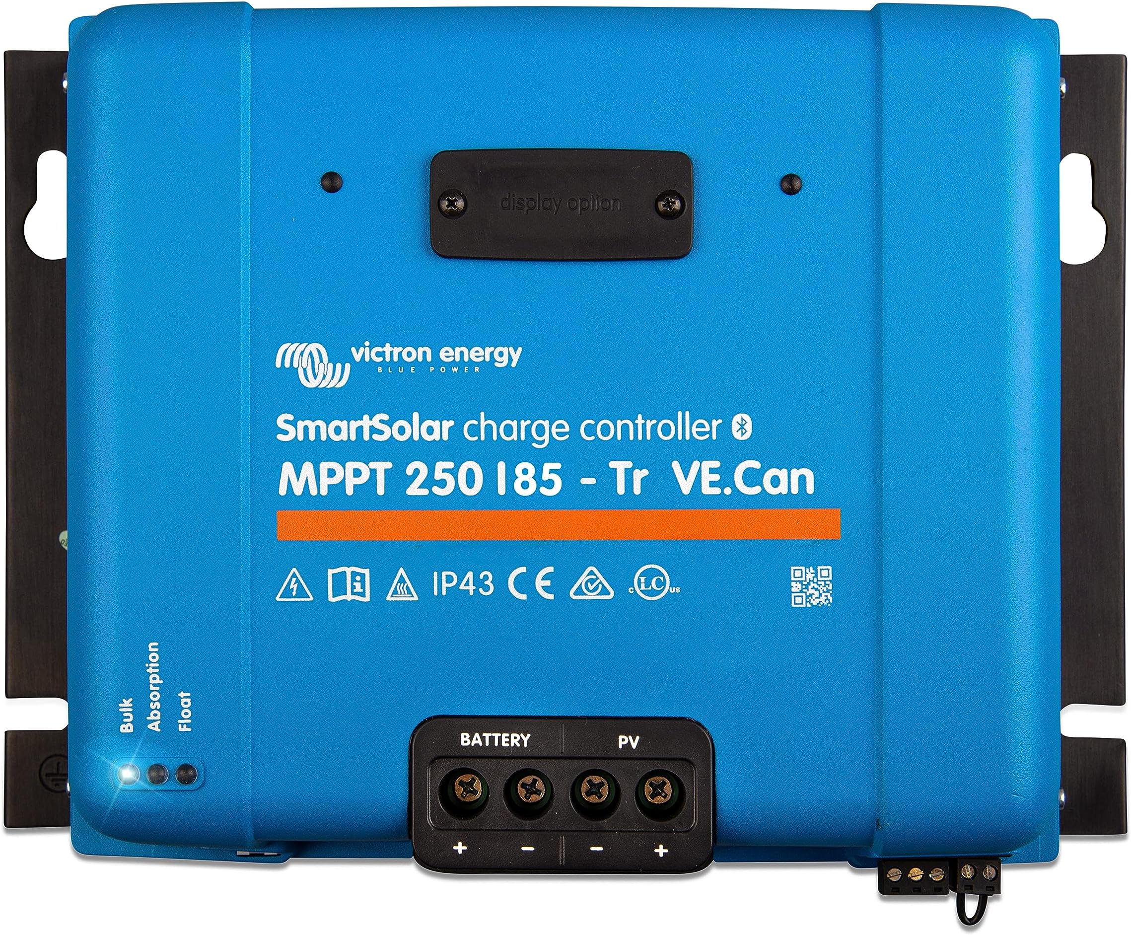 Amazon.com : Victron Energy SmartSolar MPPT 100V 20 amp 48-Volt Solar ...