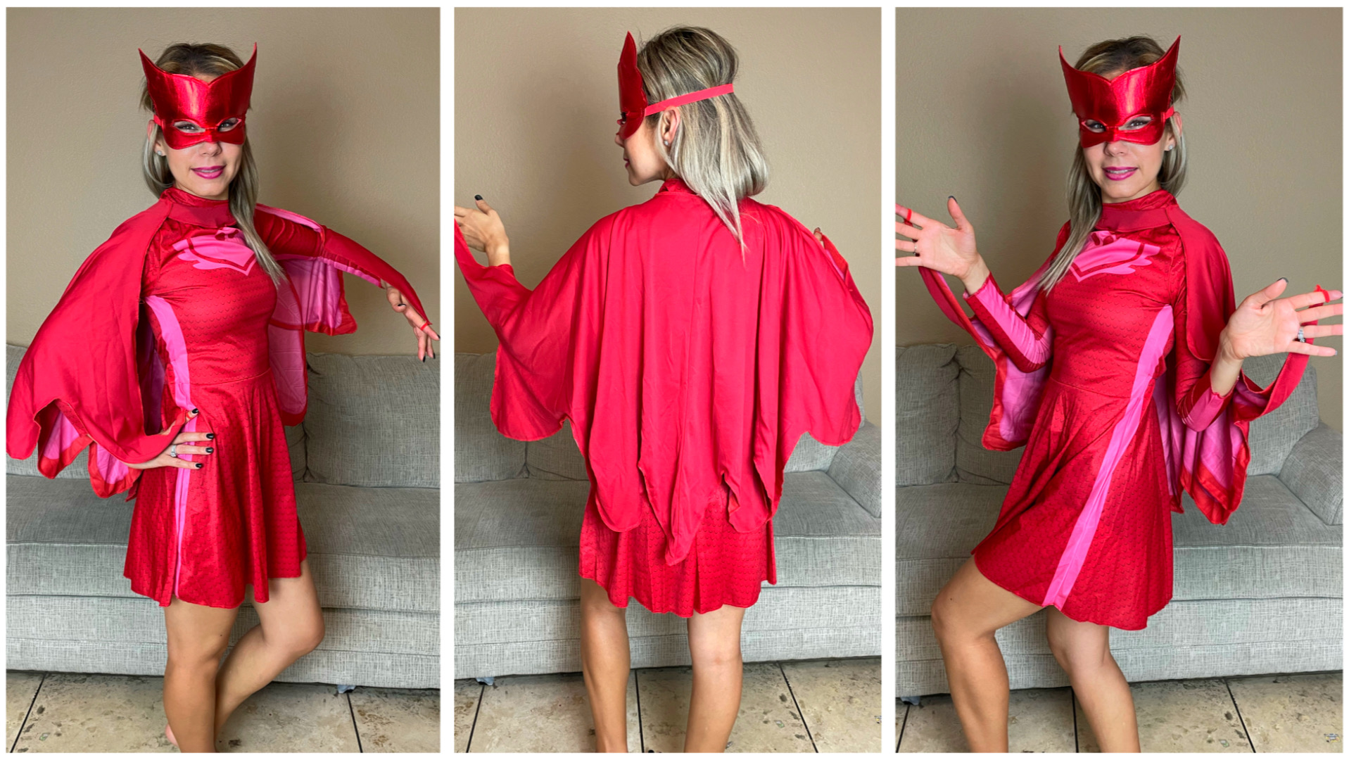 Watch Women's Owlette Adult Costume Try On on Amazon Live