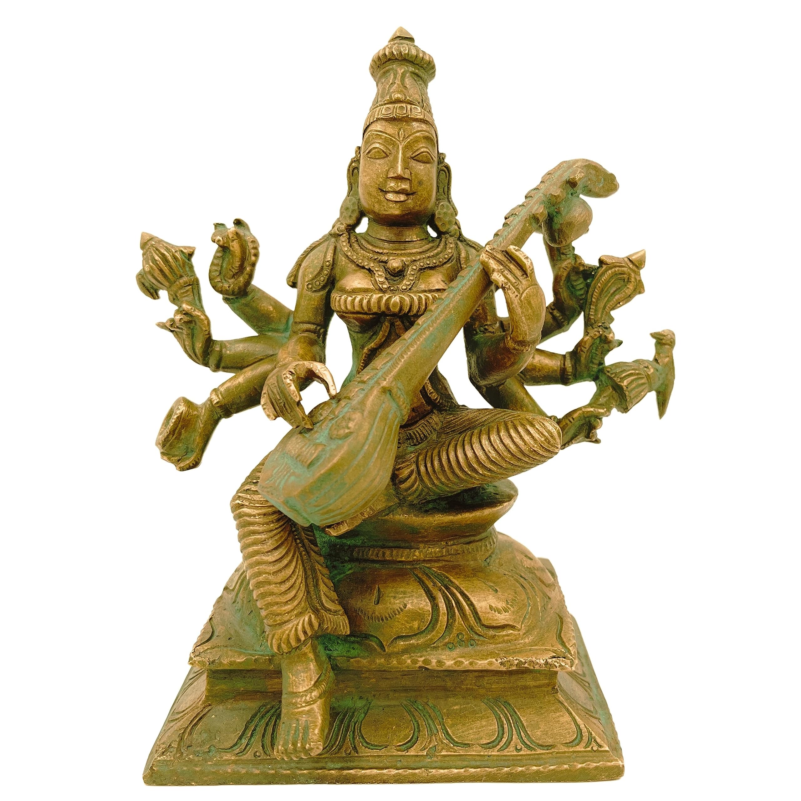 Buy South Indian Arts Bronze Raj Matangi Idol, Raja Matangi, Mahavidyas ...