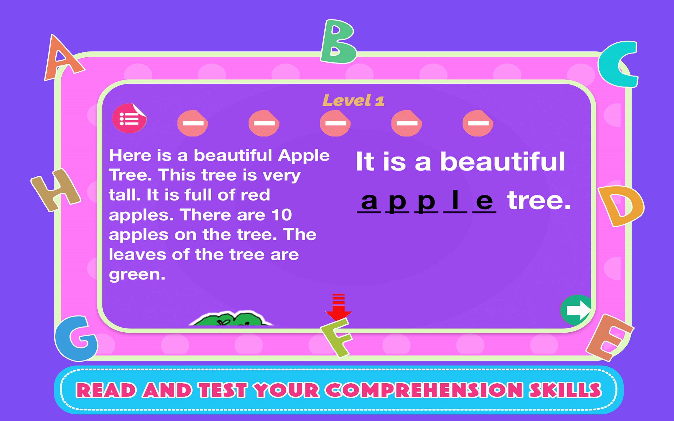 English Comprehension Reading - Grades 1, 2 and 3 - App on Amazon Appstore
