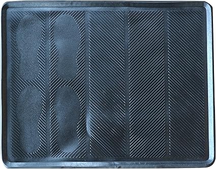Amazon.com: AmeriHome XL Rubber Boot Mat Tray 32 in.x 40 in. : Patio ...