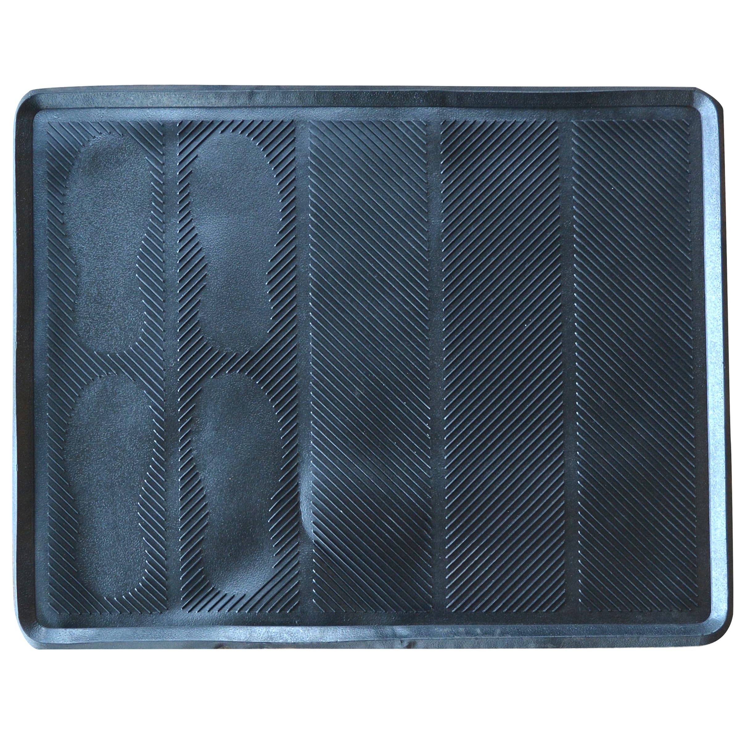 Amazon.com: AmeriHome XL Rubber Boot Mat Tray 32 in.x 40 in. : Patio ...