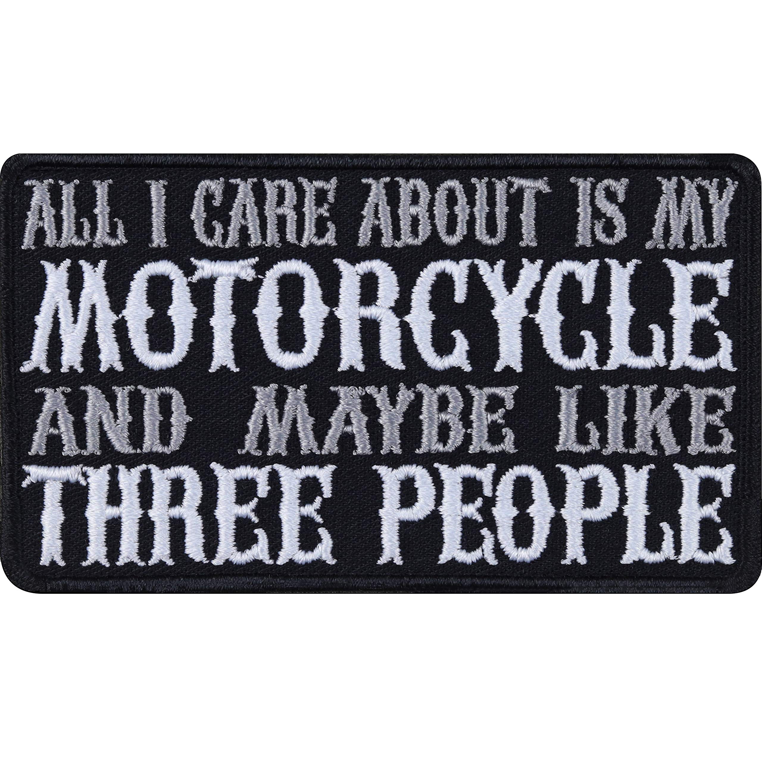 Amazon.com: Motorcycle Biker Patches Iron on Patches - Sew on Patch for ...