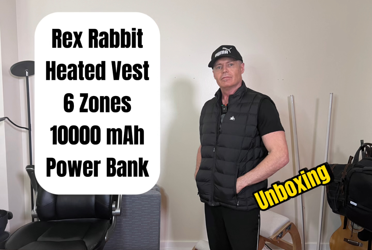 Watch Unboxing & Demo& Rex Rabbit Heated Vest With 6 Heating Zones on ...
